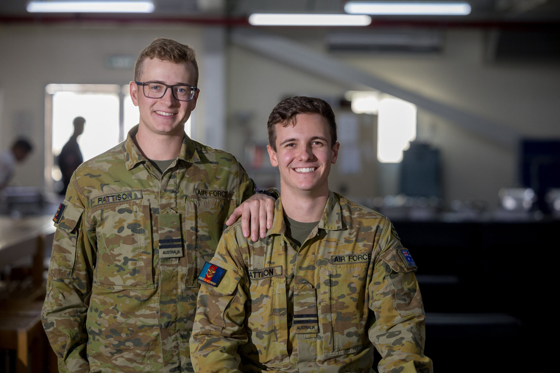 Twin brothers reunited with Middle East deployments
