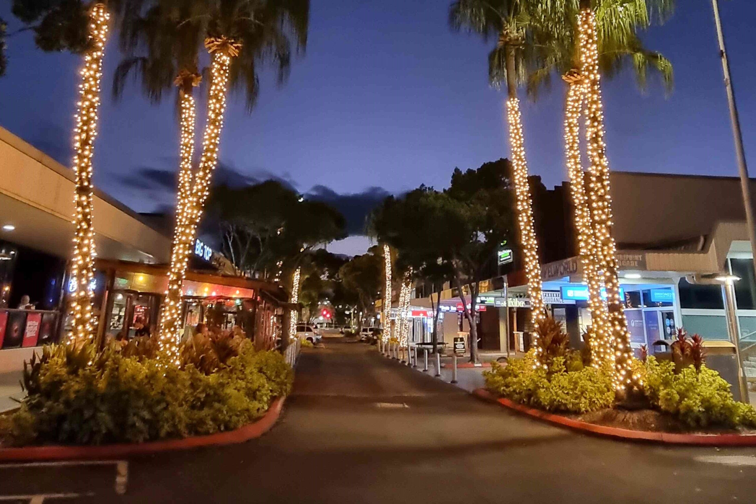 Streetscape revamp: lights added along busy stretch