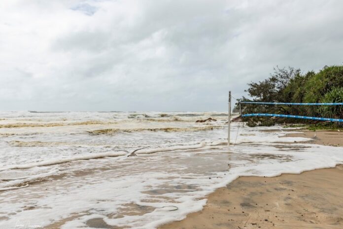 Beaches battered: how coastline was changed by ex-cyclone