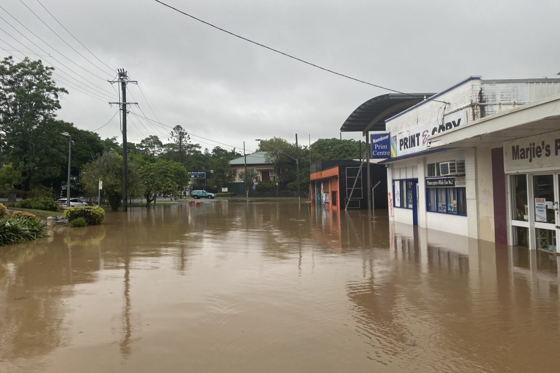 Town still reeling from flood braces for possible deluge