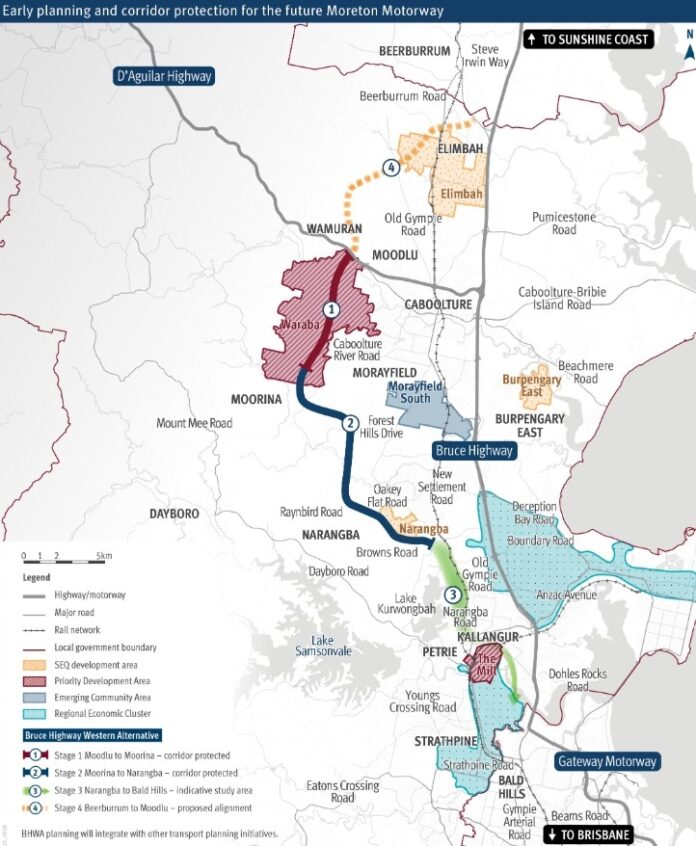 New route proposed for 'Bruce Highway alternative'