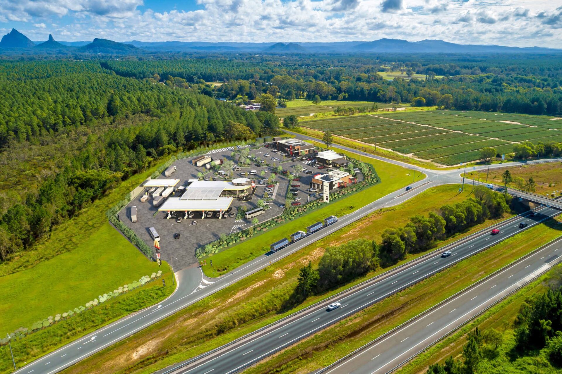 Work starts on $24m highway service station