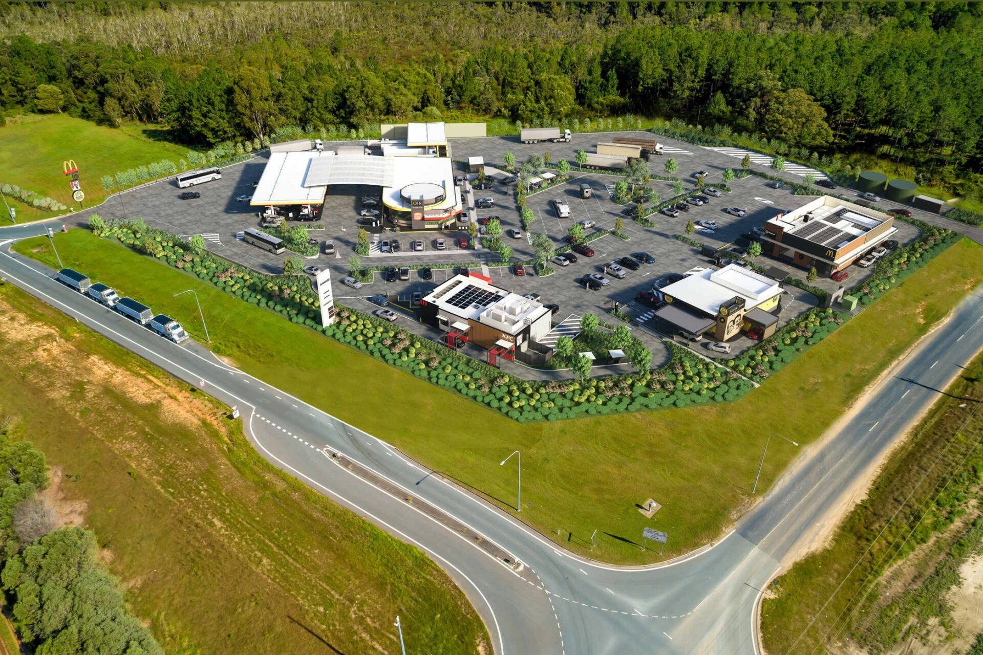 Work starts on $24m highway service station