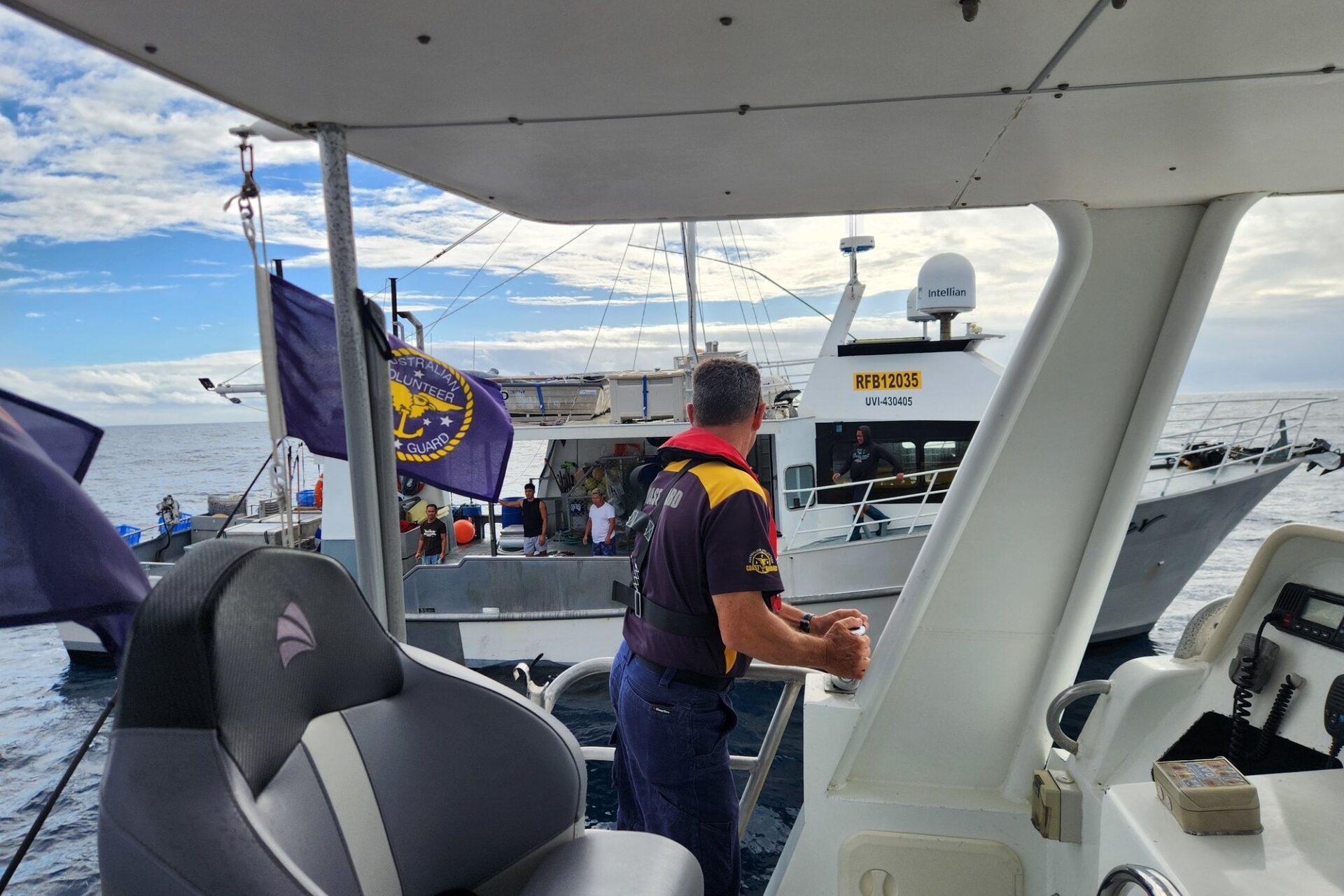 Crew braves rough seas in 31-hour rescue mission