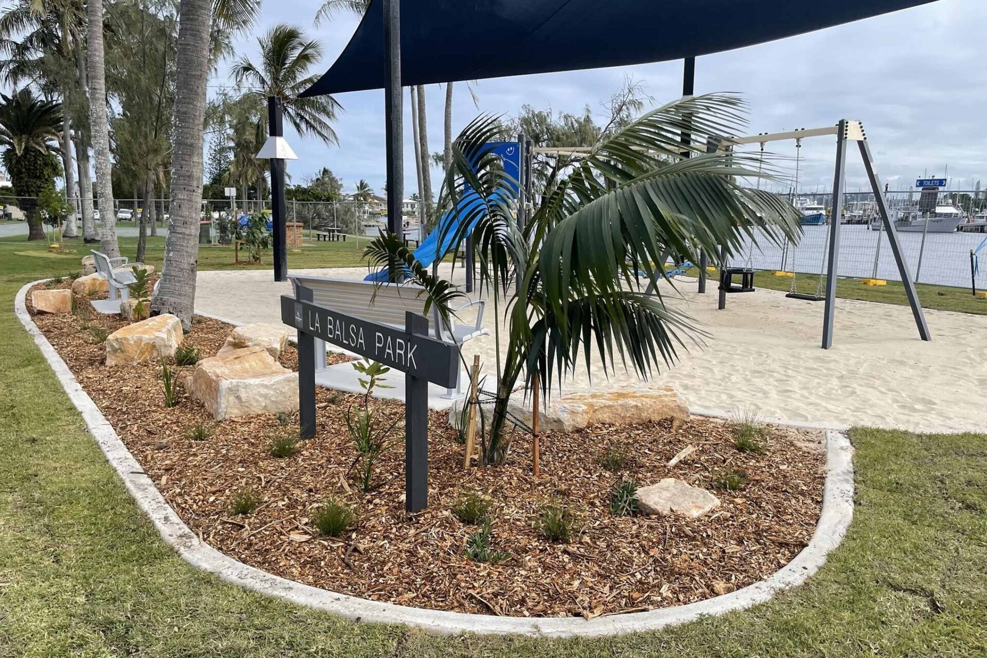 Playgrounds renewed at riverside park