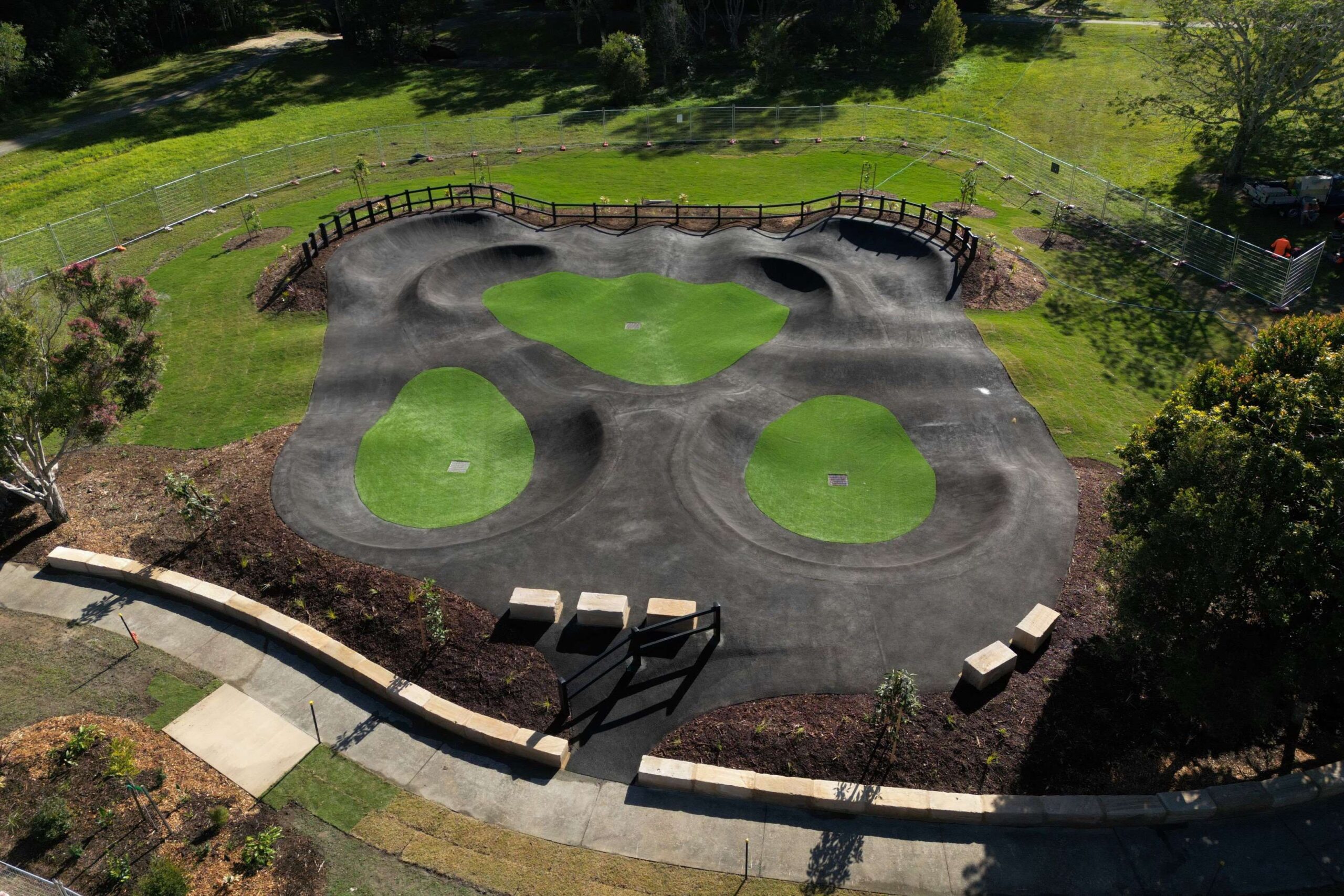 Riders ‘pumped’ as new track opens