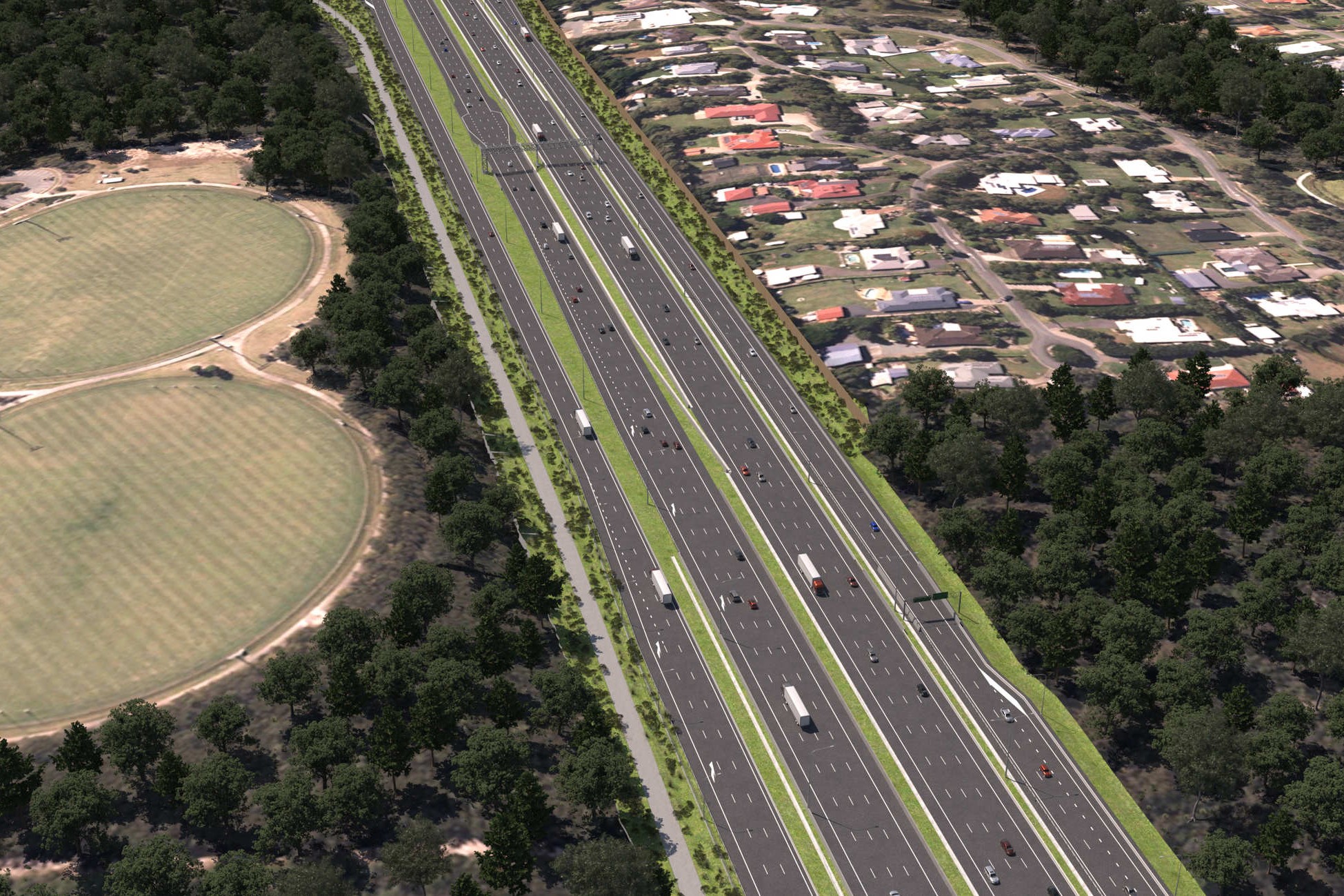 More lanes, side roads touted for congested section of highway