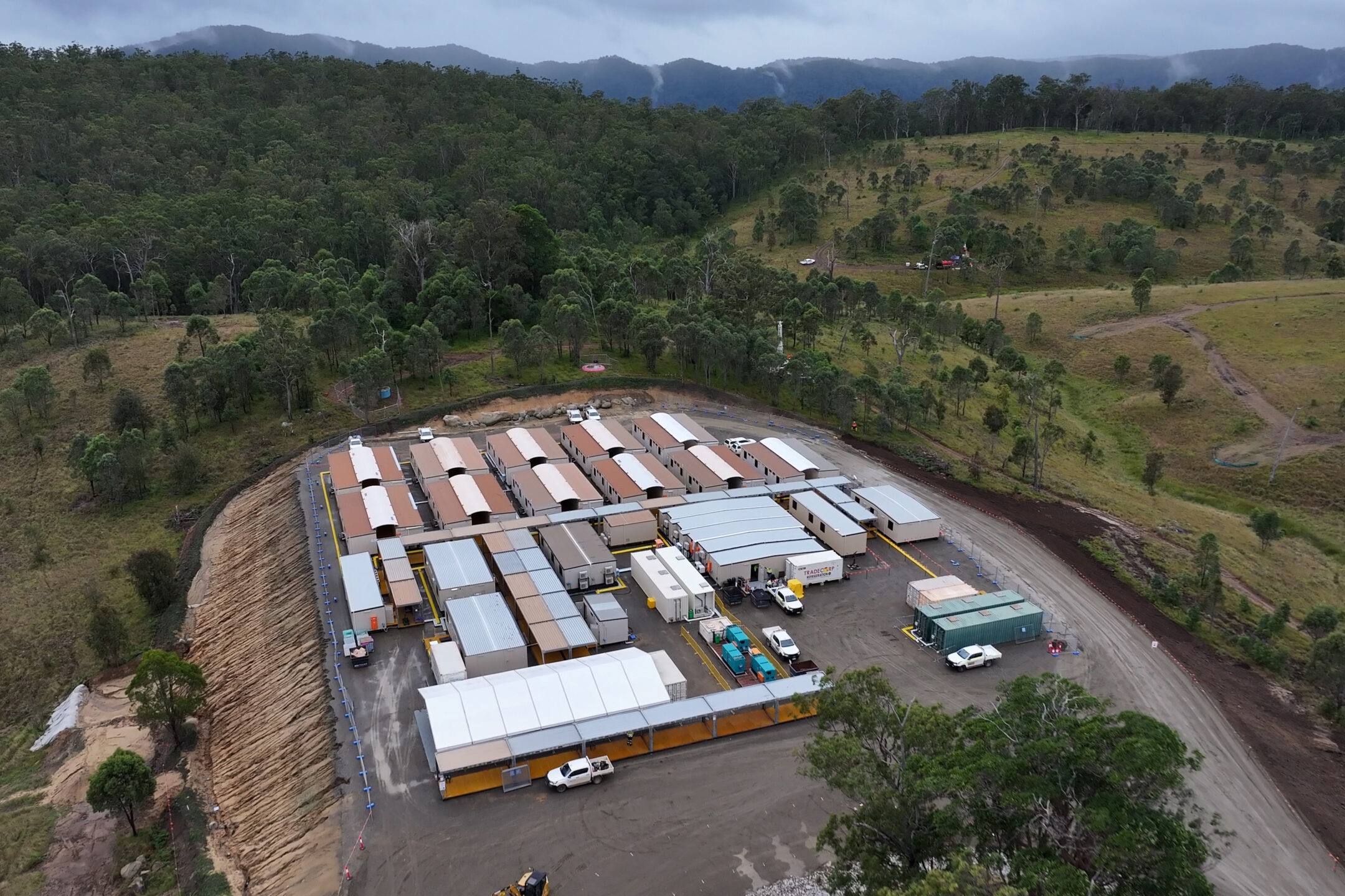 Camp completed for hydro project workers