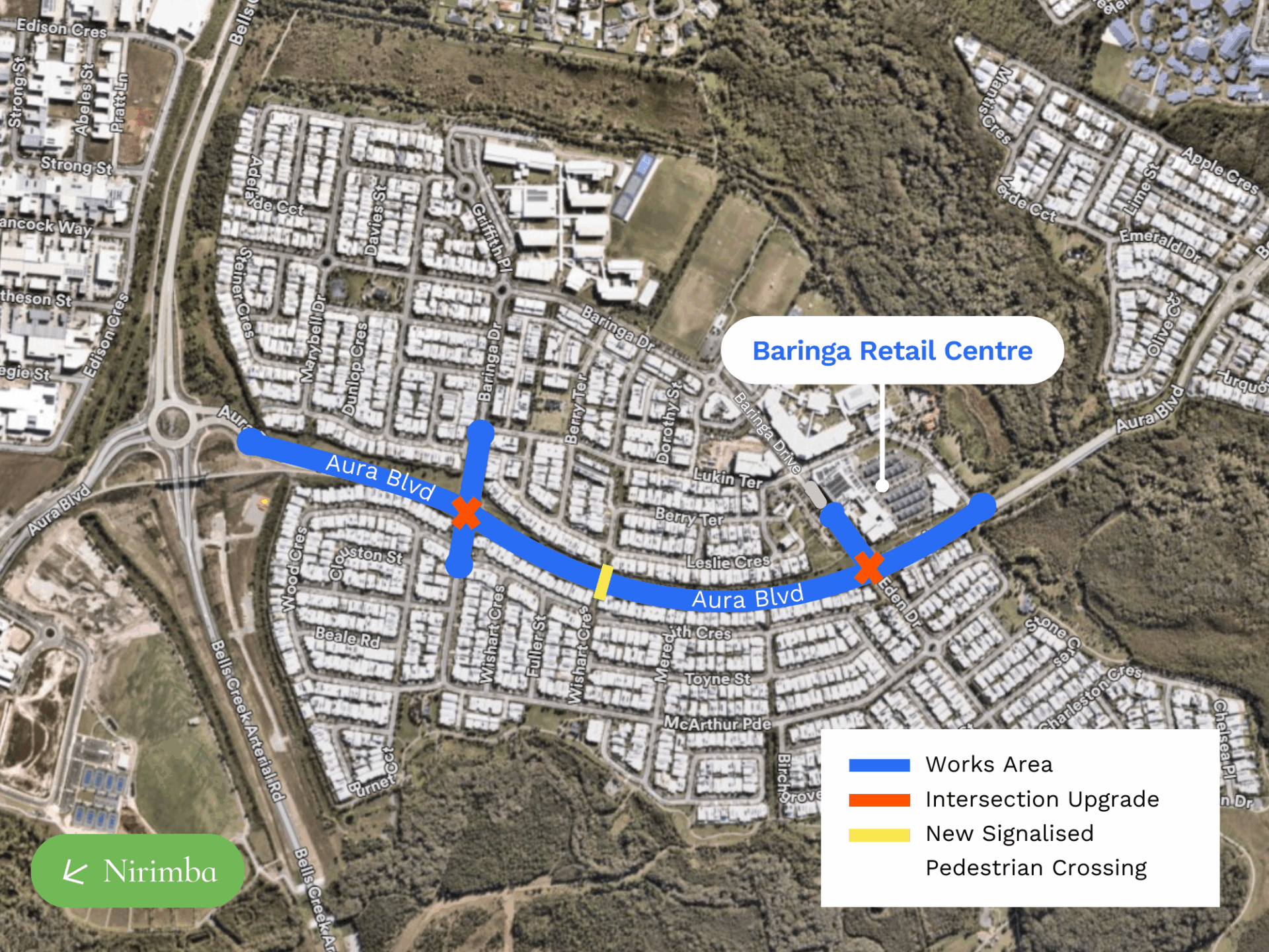 Work starts on upgrades of key road in booming area