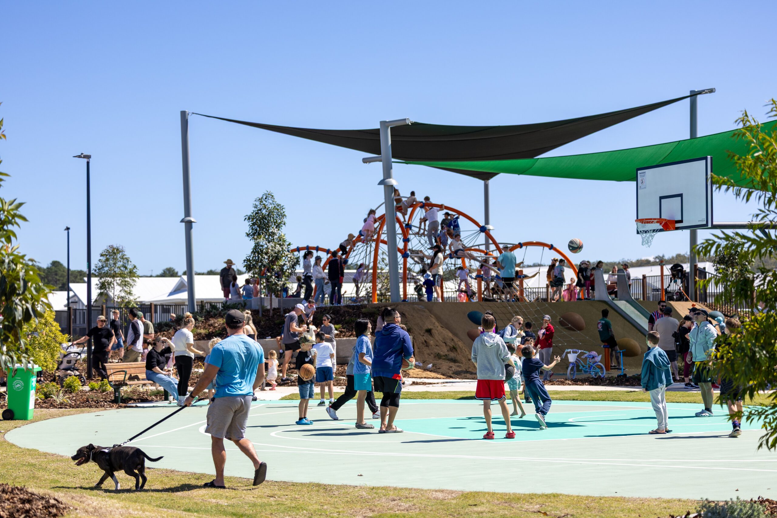 First park opens in estate's latest precinct
