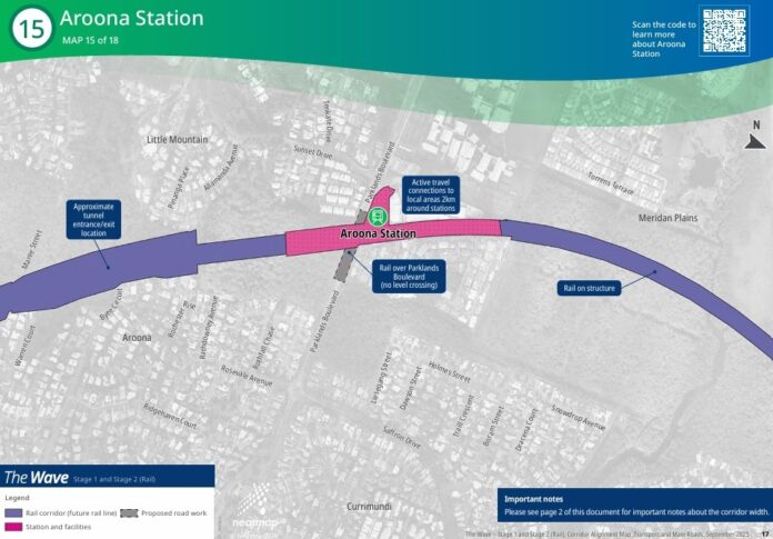 New maps released for Sunshine Coast rail line