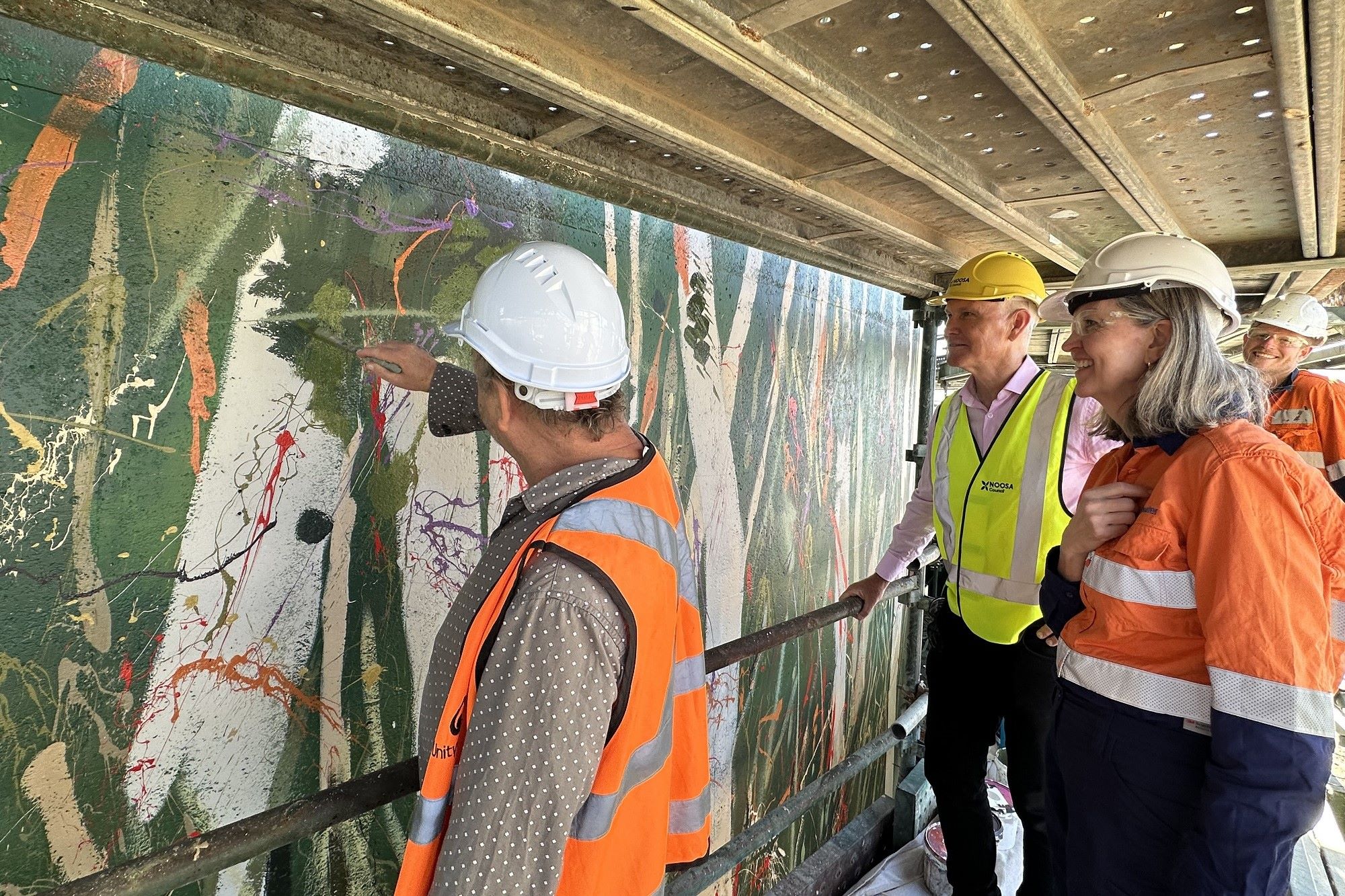 Refreshed mural set to emerge from scaffolding