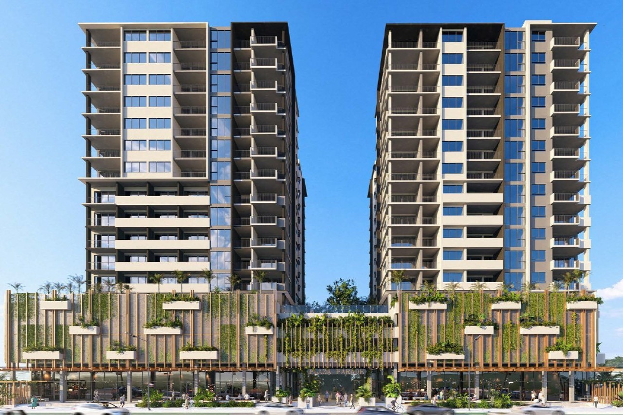 Dual 55m towers proposed next to major shopping hub