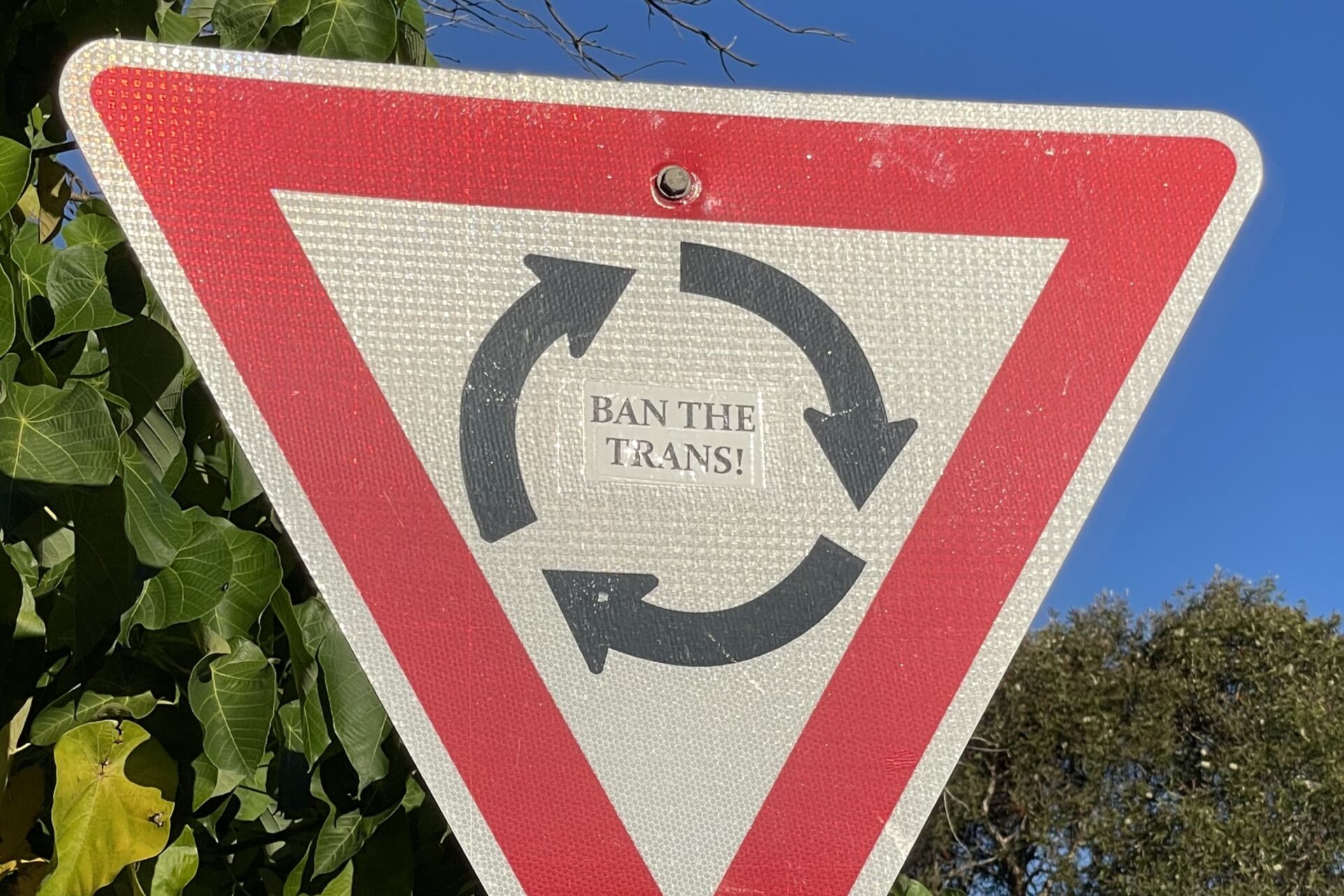 Hate speech stickers target trans people in Coast suburb